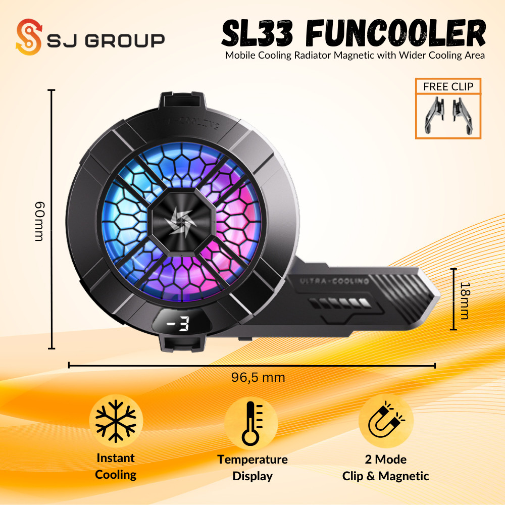 Funcooler SL33 Fan Cooler Cooling Radiator HP Cooling Fan Gaming Heatsink RGB | Shopee Malaysia
