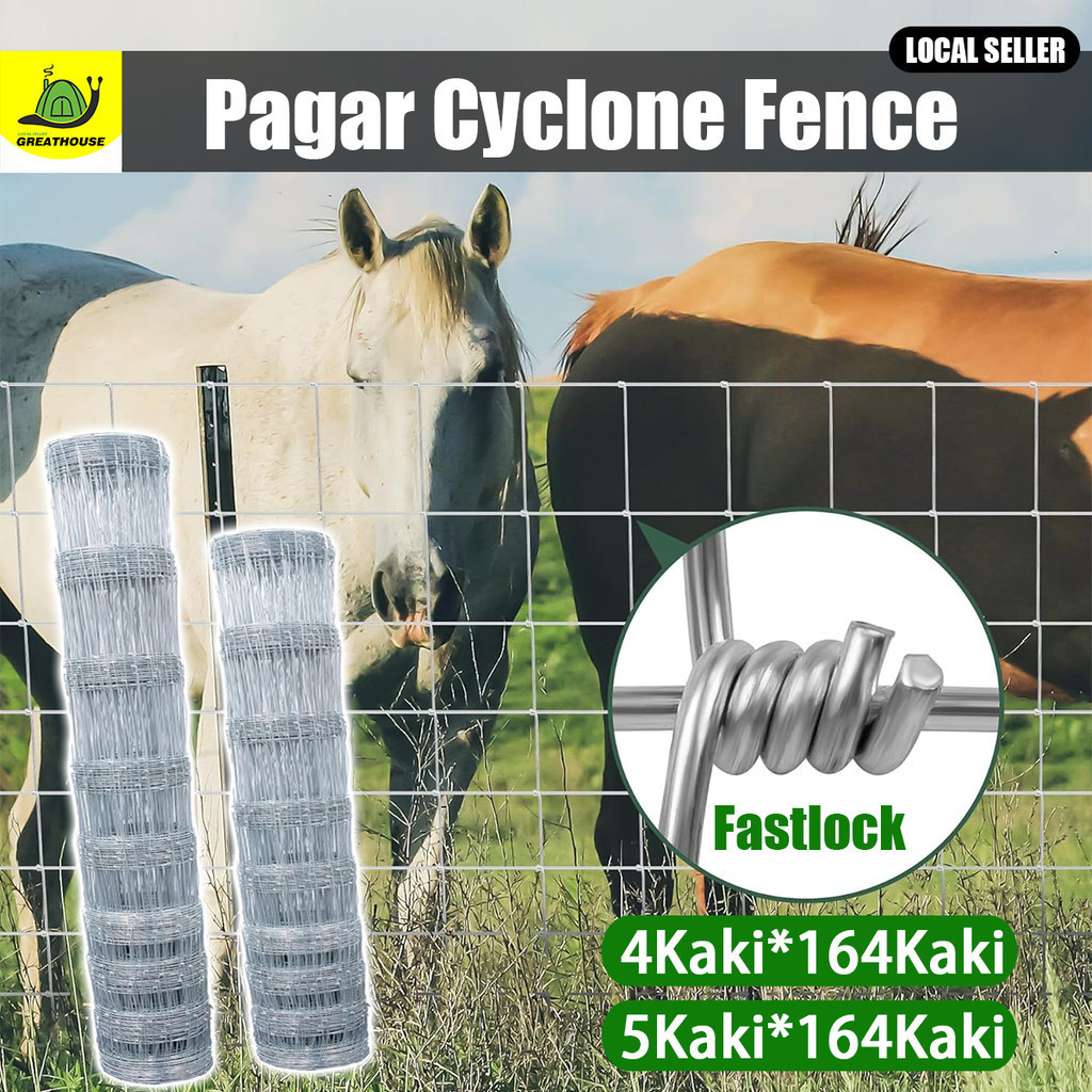 Pagar Cyclone 5Kaki Pagar Kambing Cyclone Fence Pagar Kebun Cyclone ...