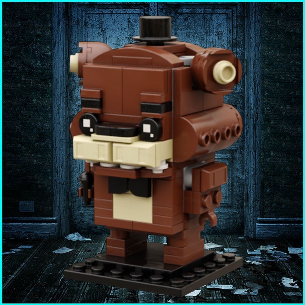 BY FNAF Five Nights at Freddy Building Blocks Freddy Fazbear BrickHeadz ...