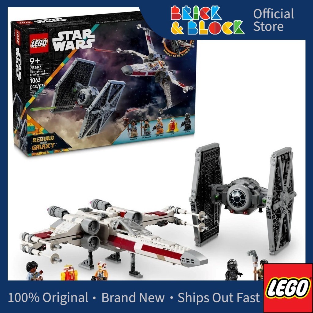 LEGO 75393 TIE Fighter & X-Wing Mash-up | LEGO Star Wars | Shopee Malaysia