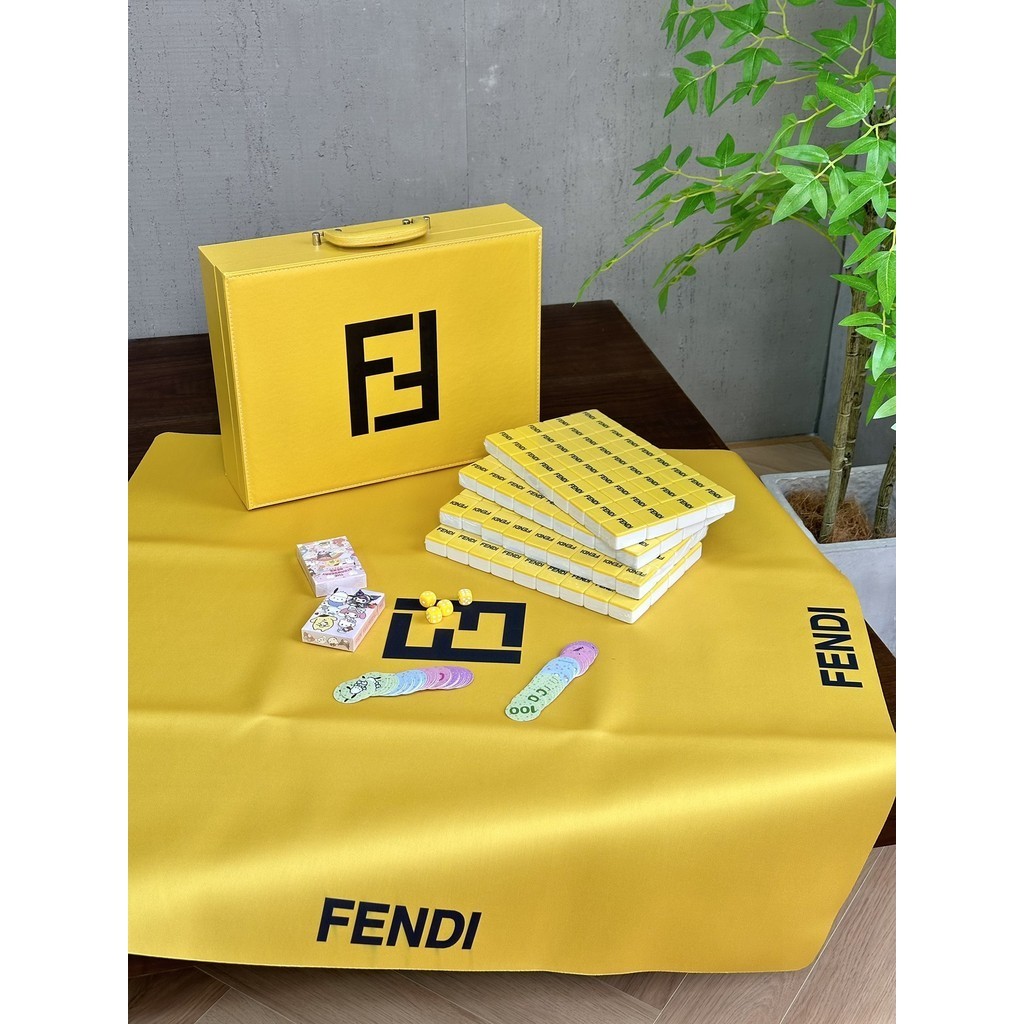 Fen*di Limited Edition Mahjong Gift Box Entertainment Board Game Game ...