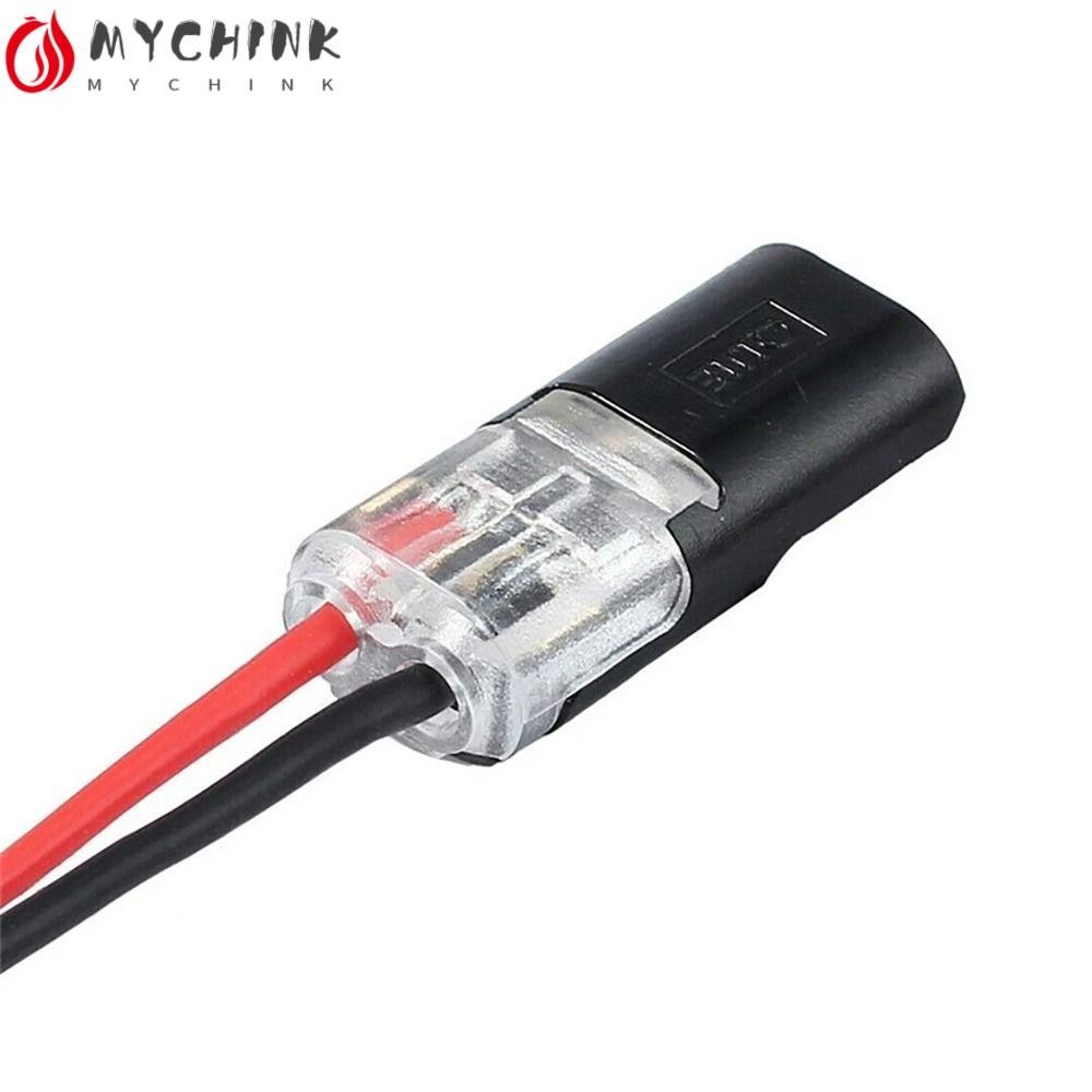 CHINK Quick Terminal Block, 2Pin With Locking Buckle Fast Plug Wire ...