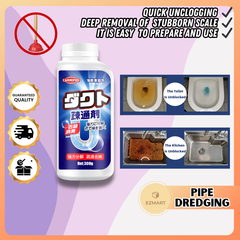 Pipe Dredging Agent Drain Toilet Kitchen Oil Sewage Drain Floor Toilet ...