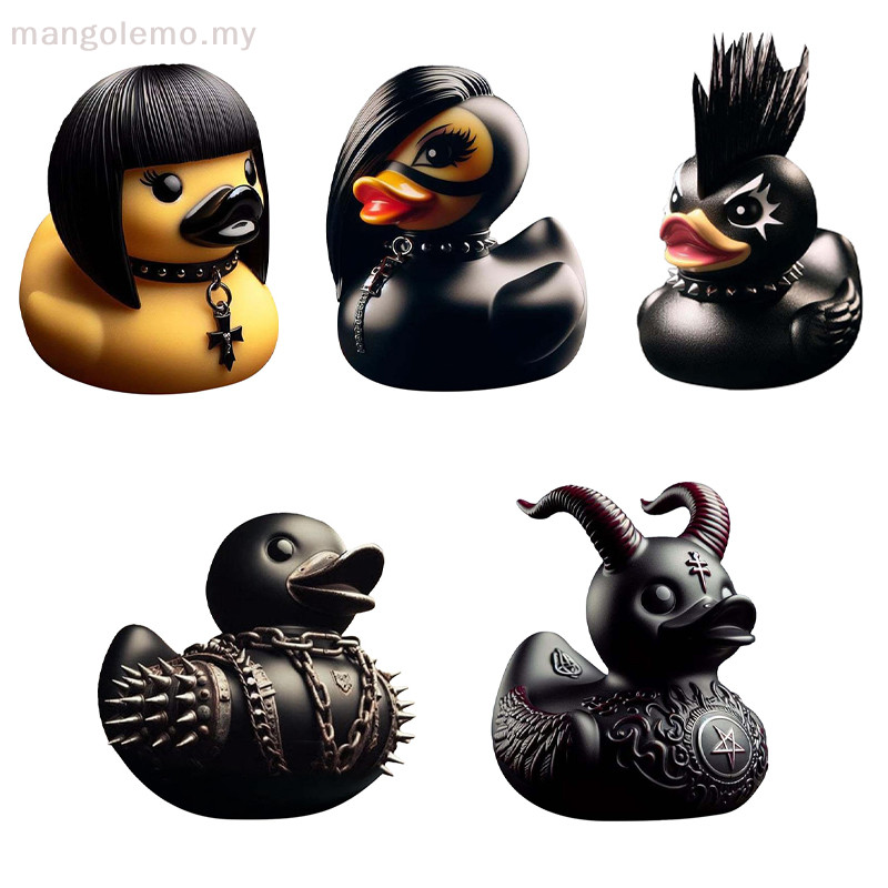 [MANGO] Rubber Duck Bath Black Ducksville Duck Resin Evil Rubber Duck ...