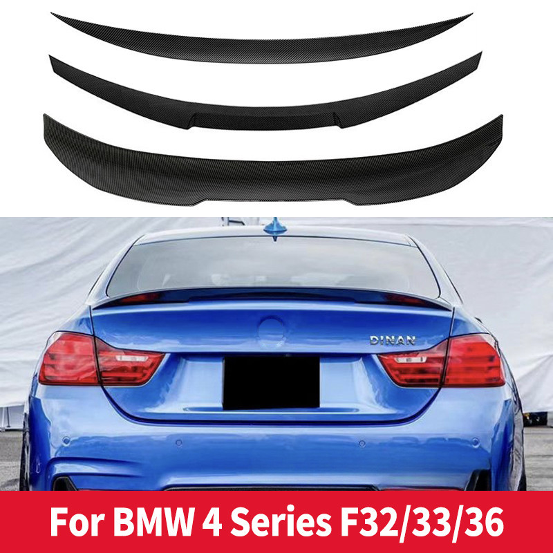 For BMW 4 Series F32 F33 F36 2014-2020 Carbon Fiber Rear Bumper Lip ...