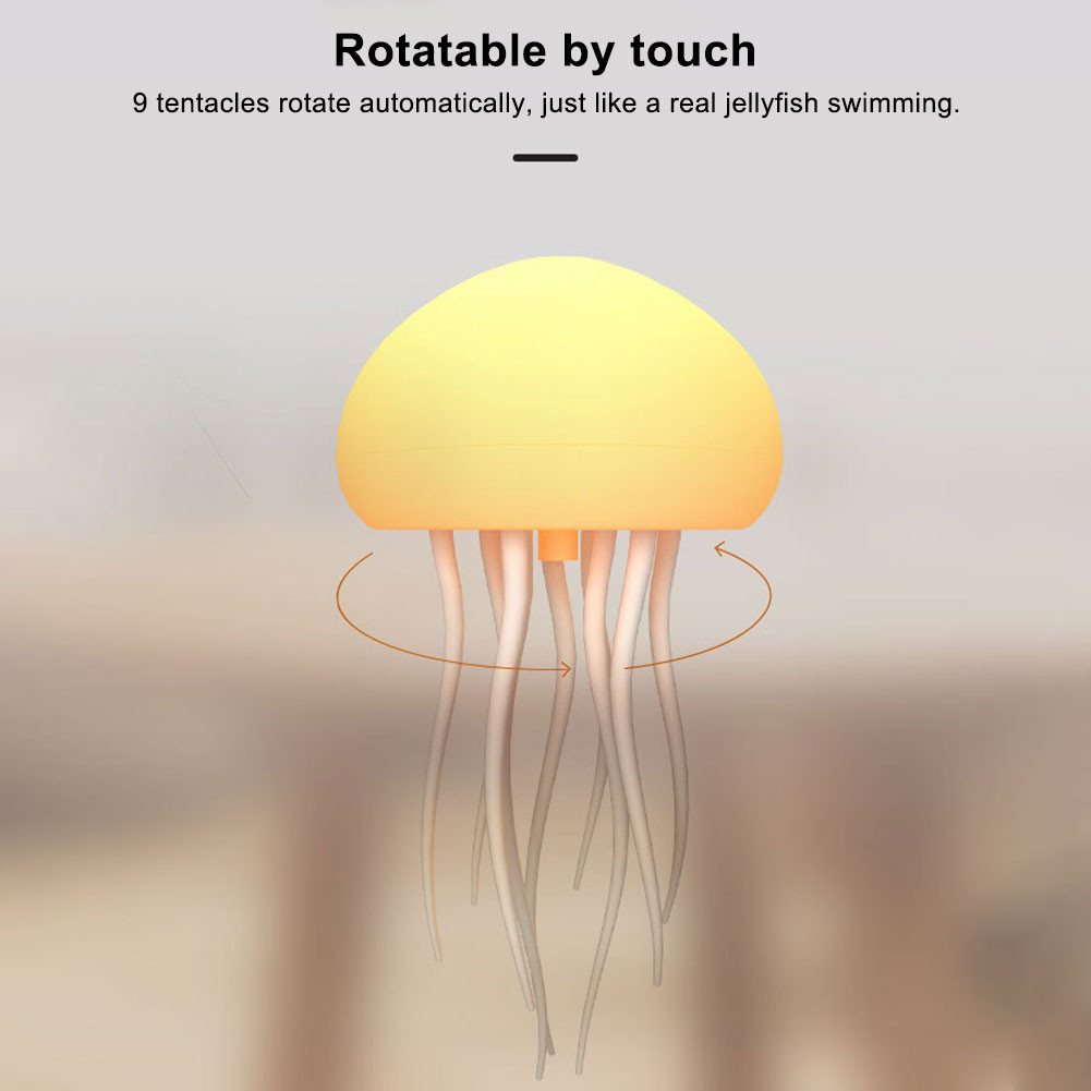 CHA Jellyfish Pendant Lightings Voice Control Type-C Charging LED Smart ...