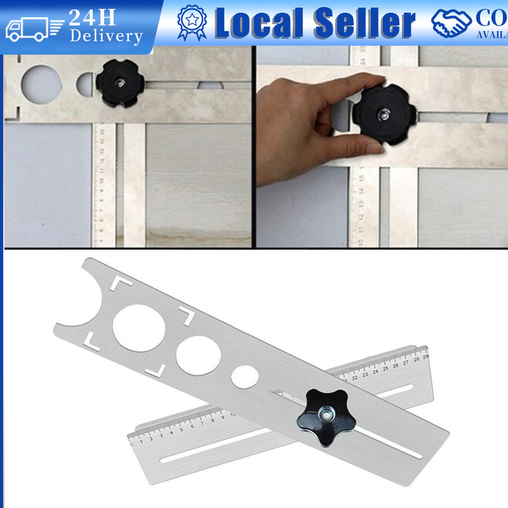 400mm Stainless Steel Glass Tile Hole Locator Wall Ceramic Marking ...