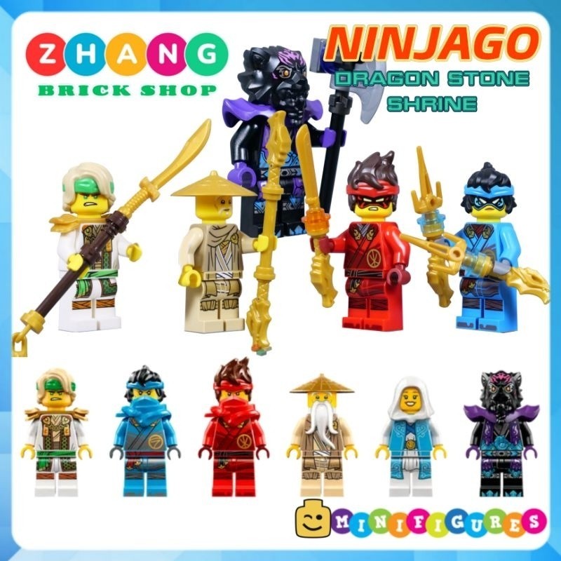 Ninjago dragon stone stone stone shrine Lord ras Euphrasia Kai Nya Wu ...