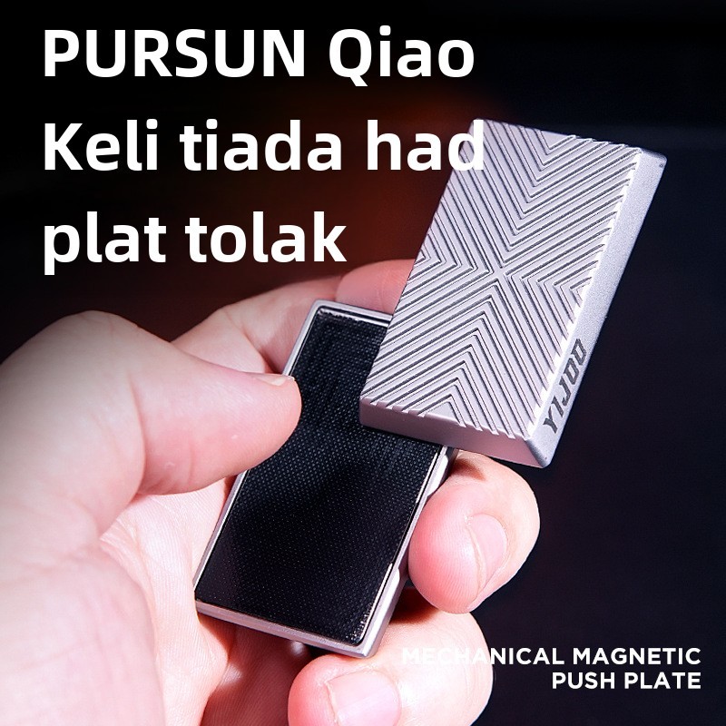 Kaeroi "Chocolate" Fidget Cube Slider - Metal EDC Toy for Stress Relief ...