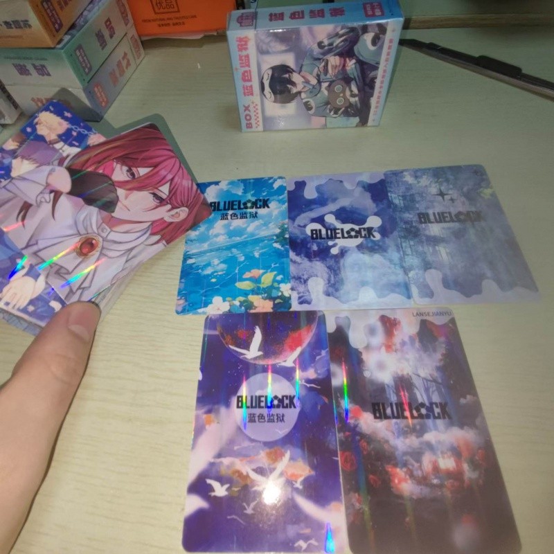 [24H SHIP]BLUE LOCK Lomo Cards 55PCS Isagi Yoichi Bachira Meguru Nagi Seishiro Chigiri Hyoma ...