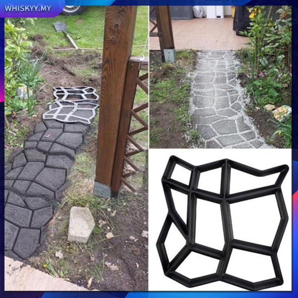 Multi-type Garden Yard DIY Multi-use Plastic Path Maker Model Concrete ...