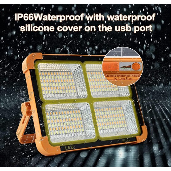 Portable Led USB & Solar Charging Light, Long Battery Lifetime For ...