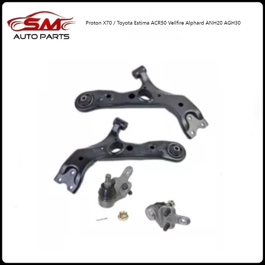 SM Front Lower Arm - Proton X70 / Toyota Estima ACR50 Vellfire Alphard ...
