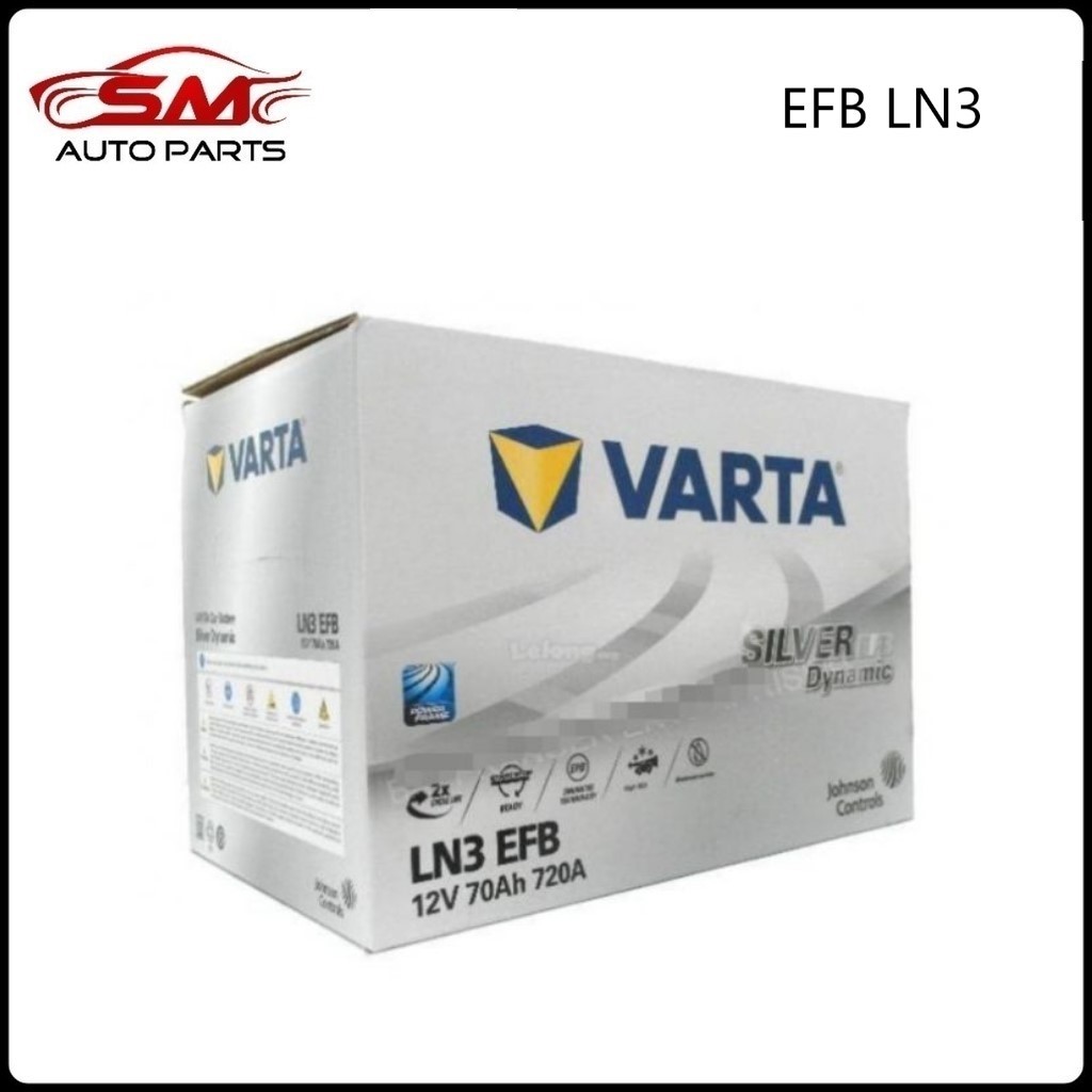 Varta DIN70 LN3 Silver EFB Battery - 70AH 720CCA | Shopee Malaysia