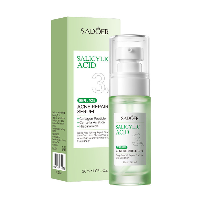 ROREC SADOER Salicylic Acid Dispel Acne Repair Serum Collagen Peptide Centella Asiatica ...