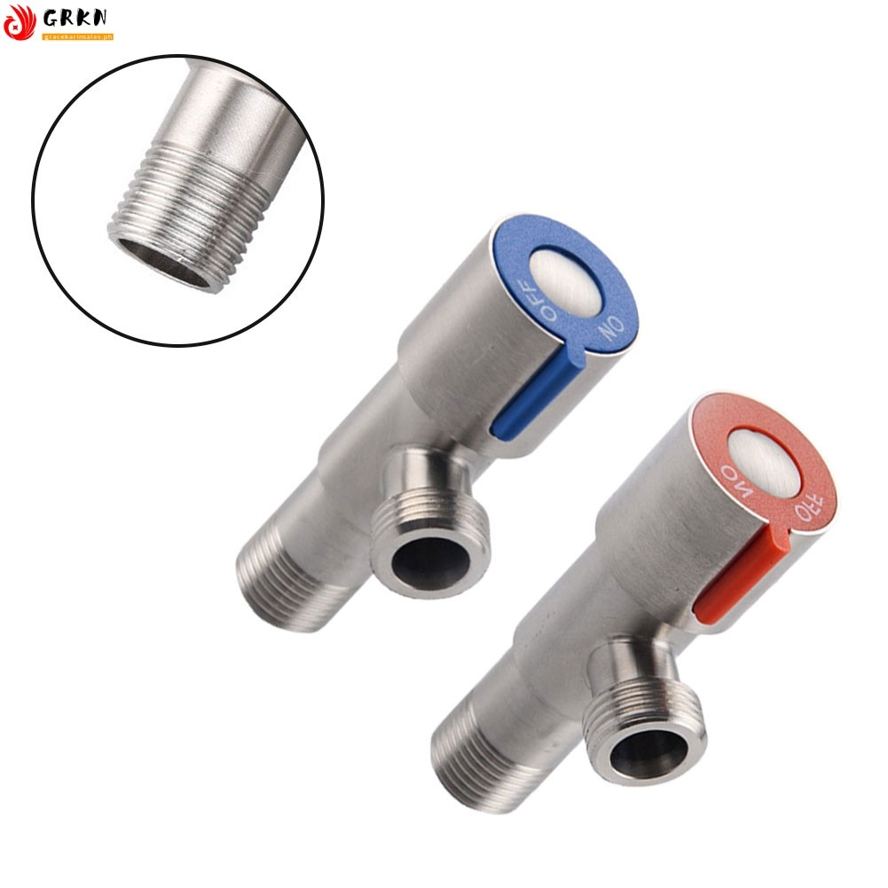 GRKN~Stainless Steel Triangle Valve Toilet Water Stop Valve Water ...