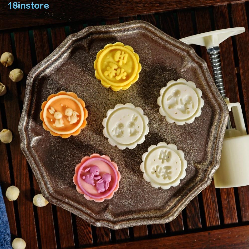 INSTORE Mooncake Stamp, Multipurpose Rabbit Pattern Mooncake Molds ...
