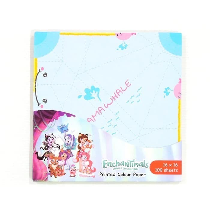 Origami Paper Folding Paper 16X16 - 100 Sheets | Shopee Malaysia