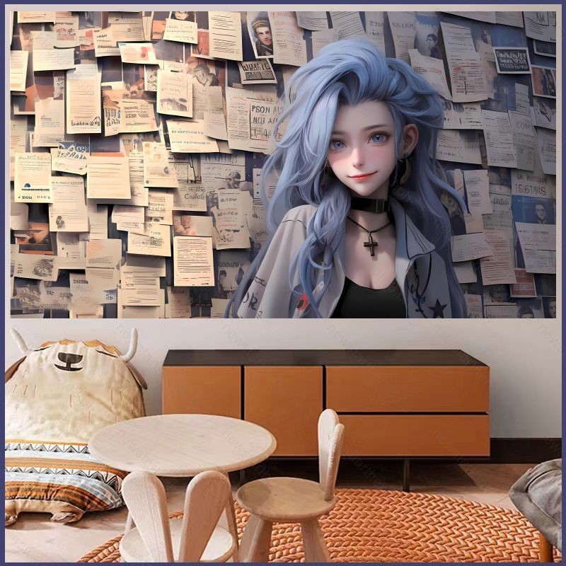 YE League of Legends Jinx Theme decoration Celebrate Party Photo ...