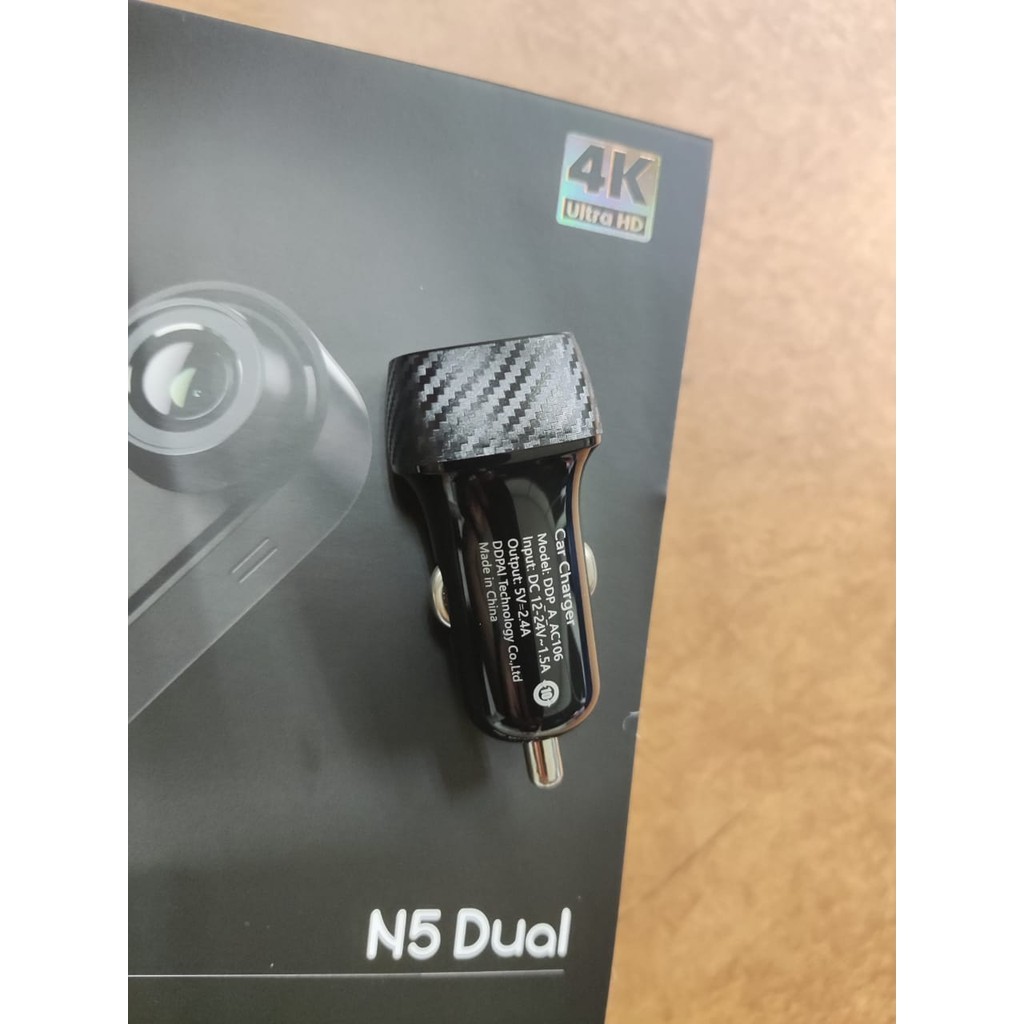 JYK DDPAI Dual USB Car Charge Mini 2USB Port Ddpai Car Charger ddpai ...