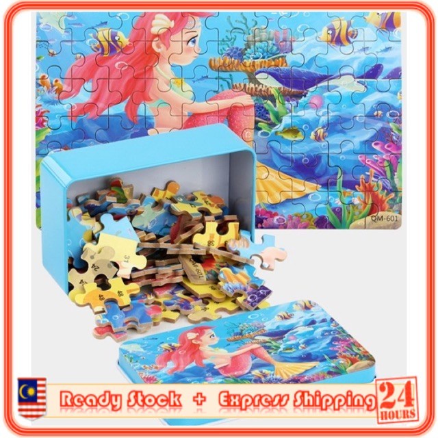 (60 PIECES) Kid Toy Jigsaw Puzzle Cartoon Children Education Toy with ...