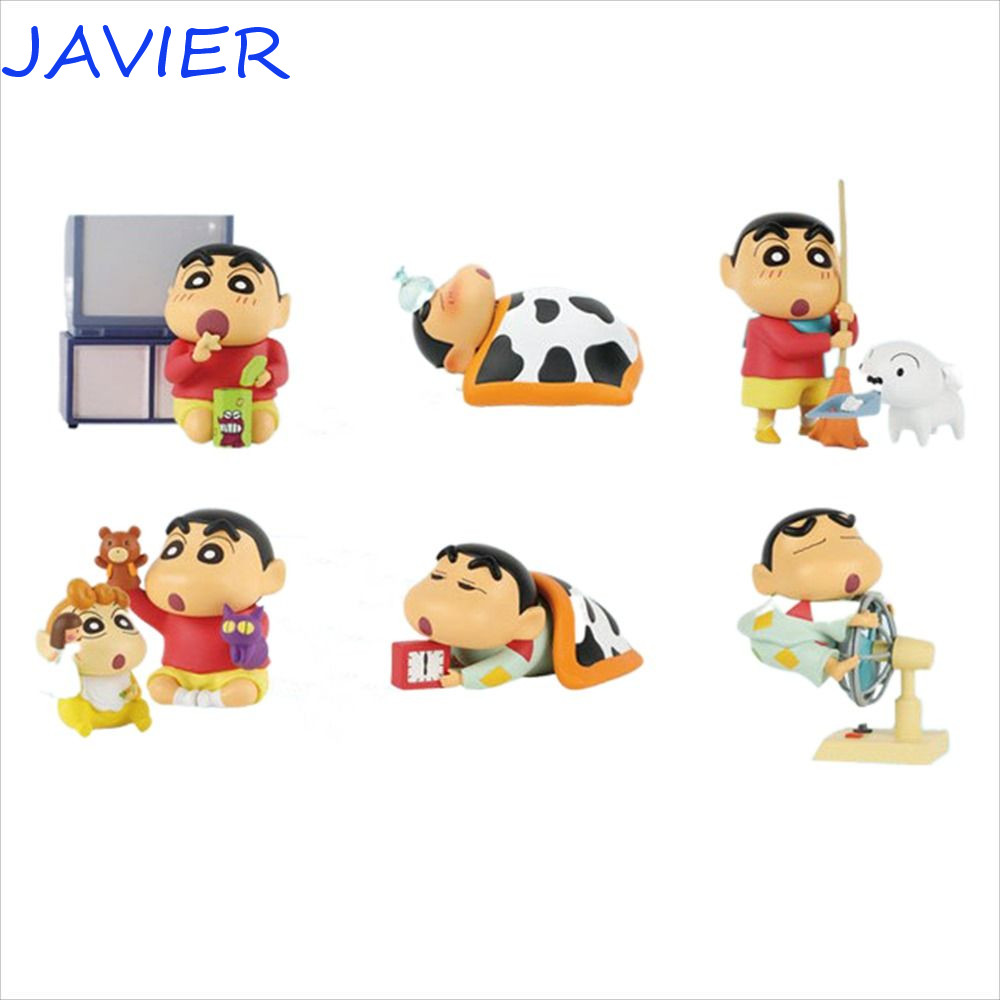 JAVIER Crayon Shin-chan Figure 9cm Cosplay Pajamas Shinchan Model Toy ...