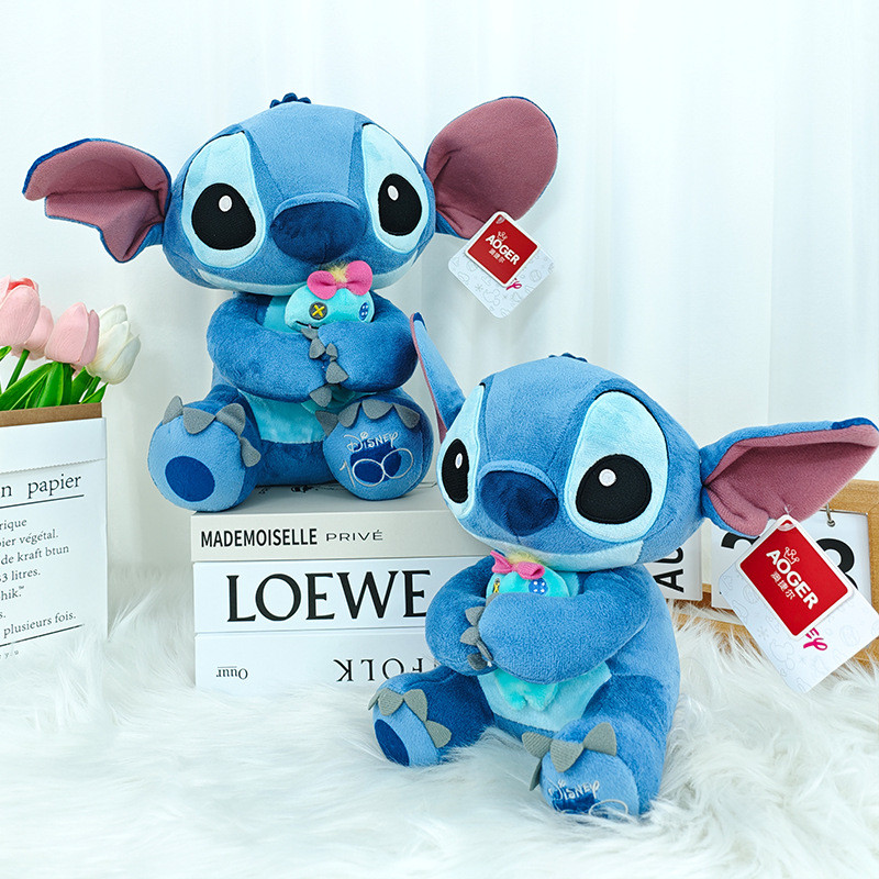 Cute Disney Stitch Plush Doll Toys 20 25cm Anime Liloandstitch Stuffed