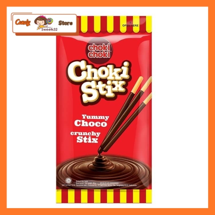 [ 1pack ] Choki Stix Yummy Choco Crunchy Stix 24g | Shopee Malaysia