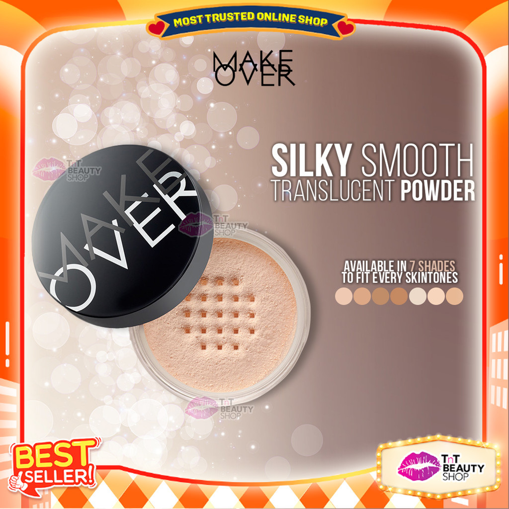 Make OVER Silky Smooth Translucent Powder 35 gr | Powder MakeOver | Tnt ...