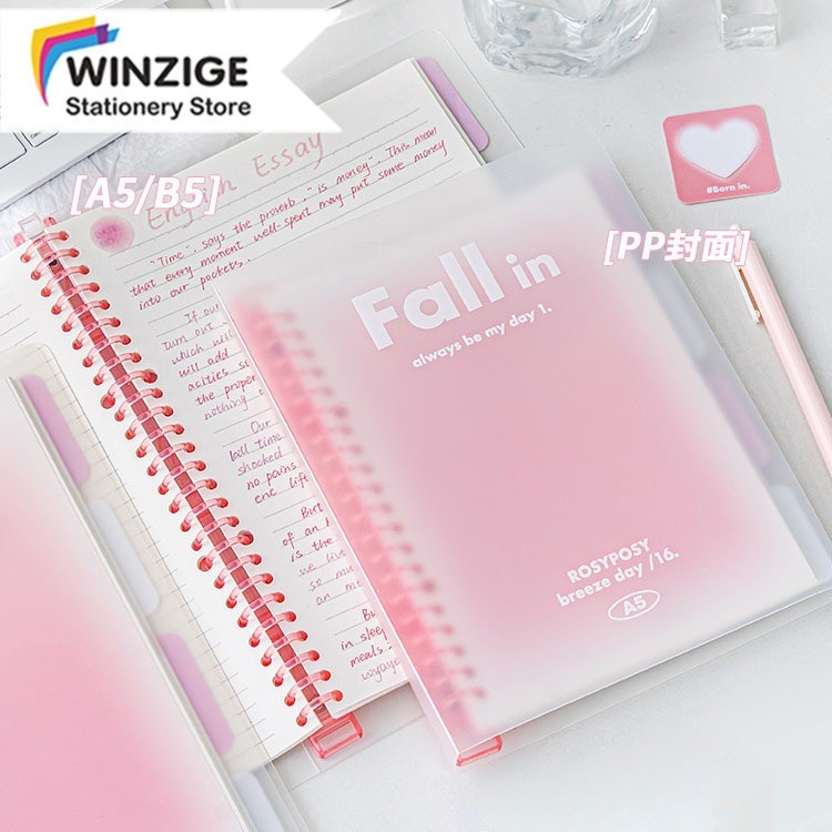Winzige Binder Notebook B5 A5 Cute School Writing Book Korean Aesthetic ... Winzige Binder Notebook B5 A5 Cute School Writing Book Korean Aesthetic ...