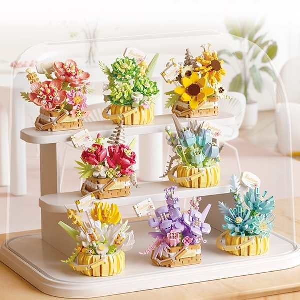 lego flower lego brick Batu bata Lego 2024 mainan baharu perhimpunan ...