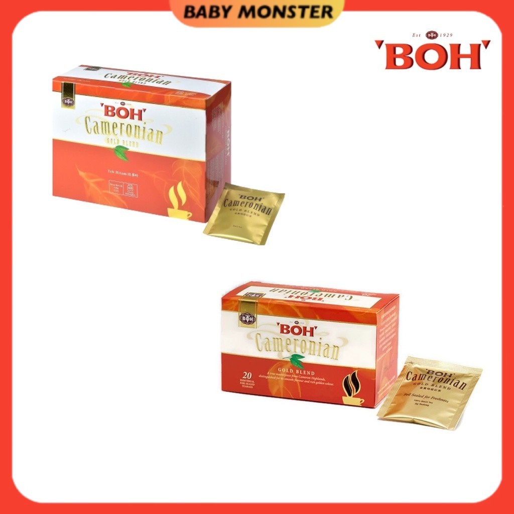 🔥HARGA BORONG🔥Boh Cameronian Gold Blend Teabags 20’s/ 60’s Teh Boh ...