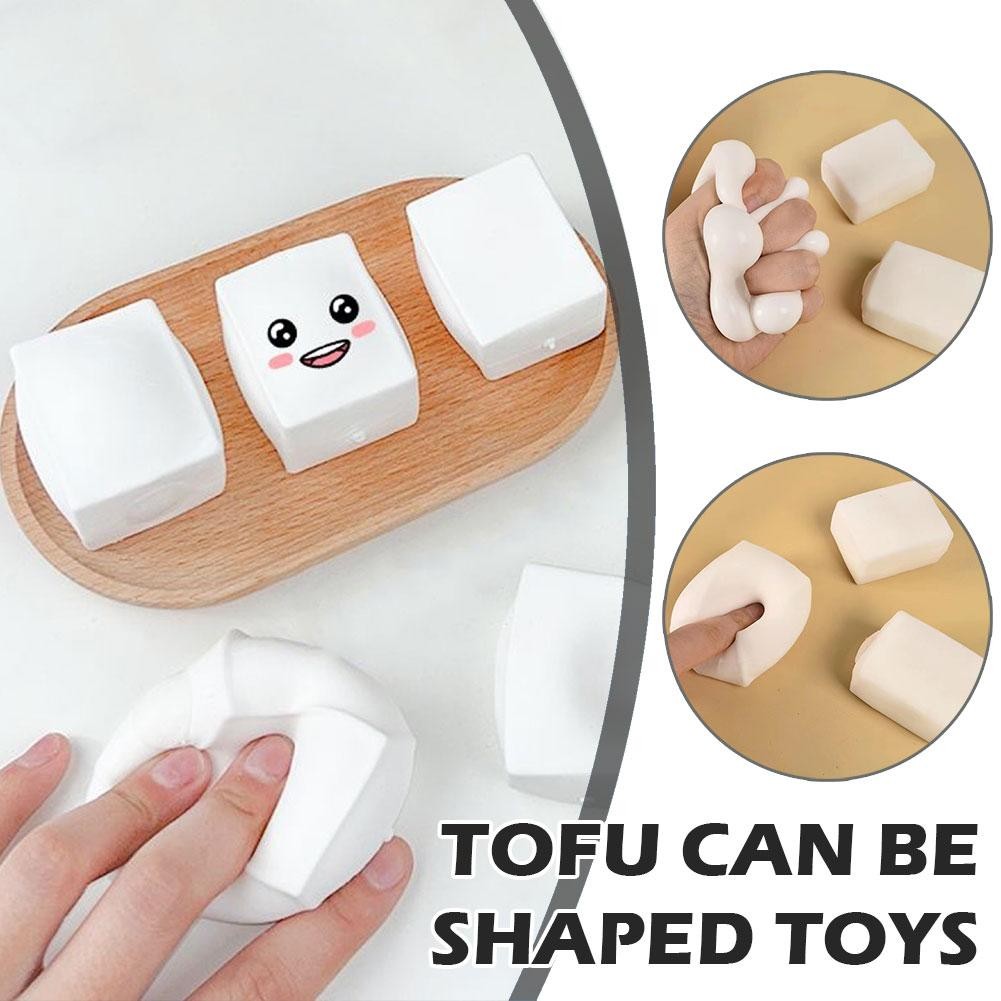 Soft Tofu Decompression Toys Cute 3d Snapper Cube Squishy Birthday ...
