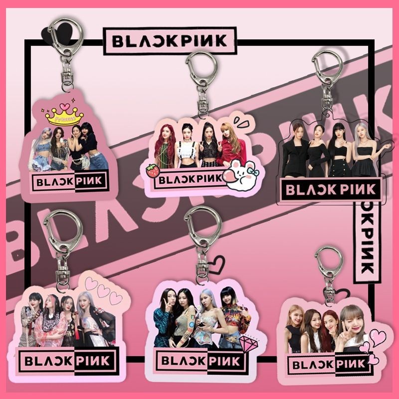 Blackpink Keychain Lisa Kim Ji-Ni Park Chae Young Kim Ji-Soo Star ...