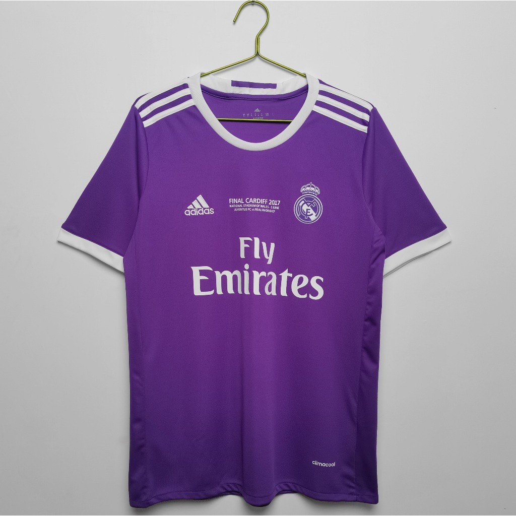 #RD 16-17 UCL FINAL Away Retro Soccer Jersey Football #RONALDO #SERGiO RAMOS #KROOS | Shopee ...