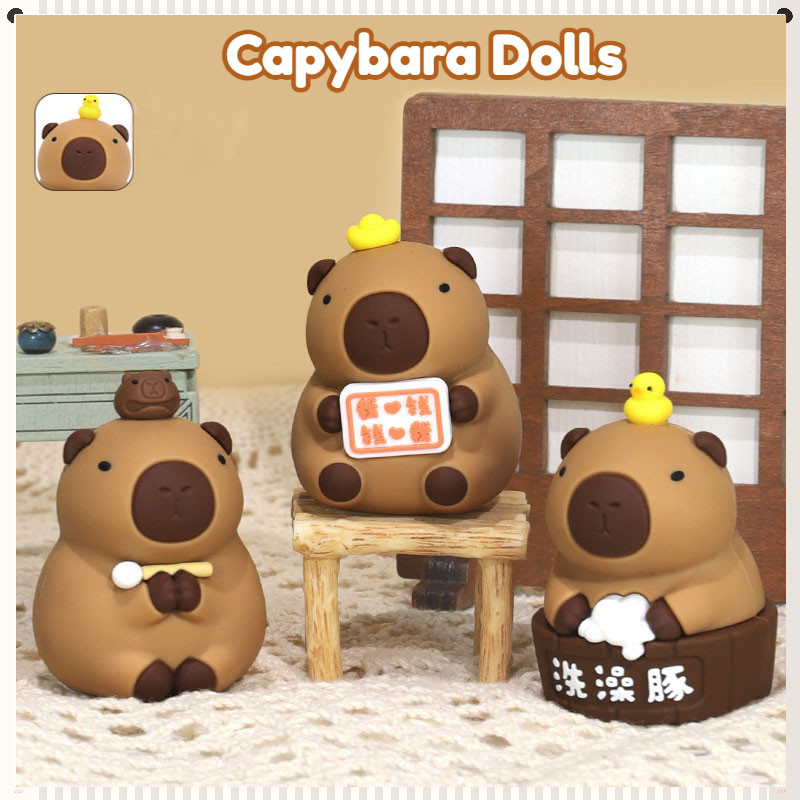 Capybara Blind Box Toys Figure Toys Cute Resin Crafts Dolls Ornament ...