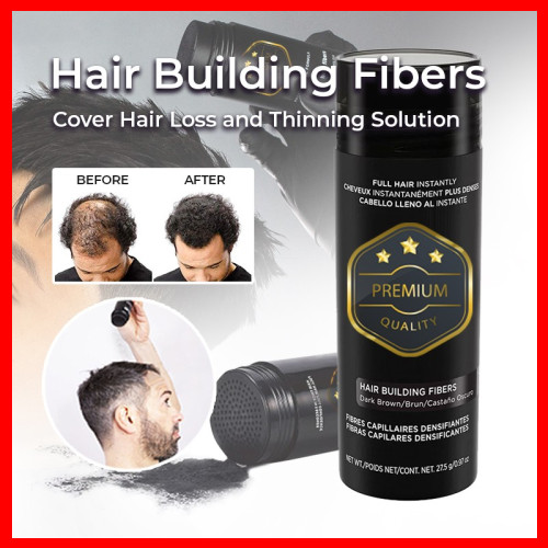 Hair Loss Concealer: Popular US Brand Black Instant Hair Fiber with ...