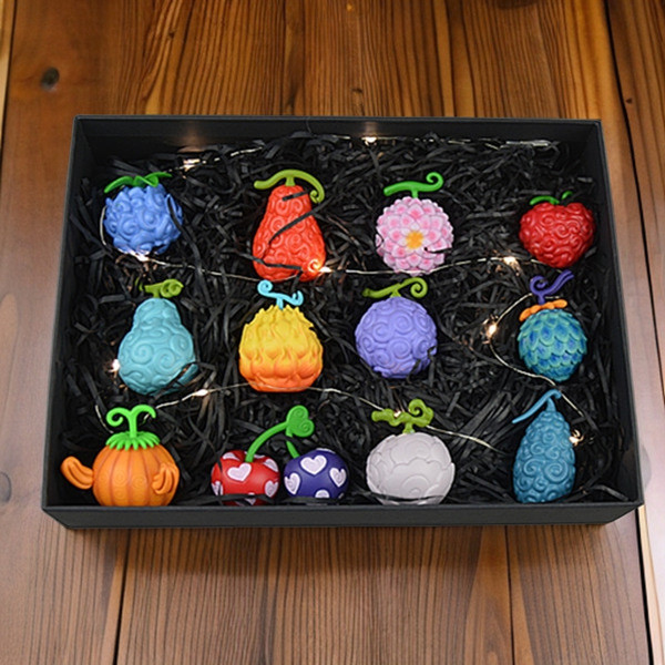 Animation One Piece peripheral Devil Fruit figures gift box 12 ...