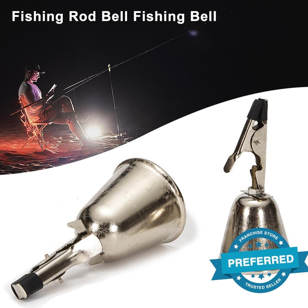 Fishing Bite Alarms Rod Bell Line Iron Clip Loud Sound Proof Rust ...