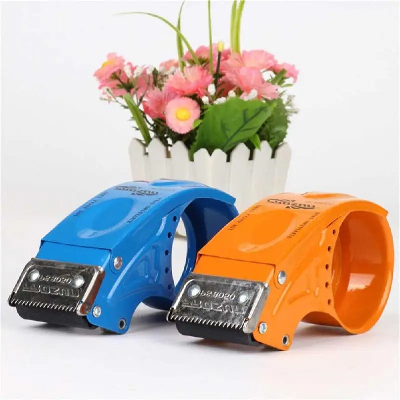 FASHION Transparent tape cutter sealer thickened metal packer tape ...