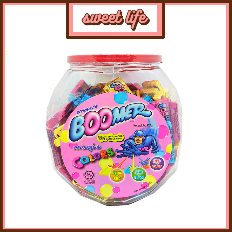 WRINGLEY'S BOOMER MAGIC COLORS BUBBLEGUM/SWEETS/ADULT/PARTY/CANDY ...