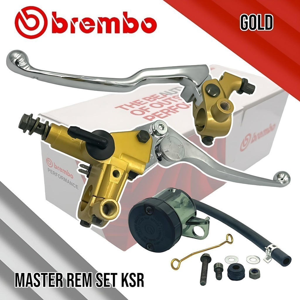 KO Master Brake Set RightKiri KSR AXIAL CHROME HANDLE Plus Universal ...