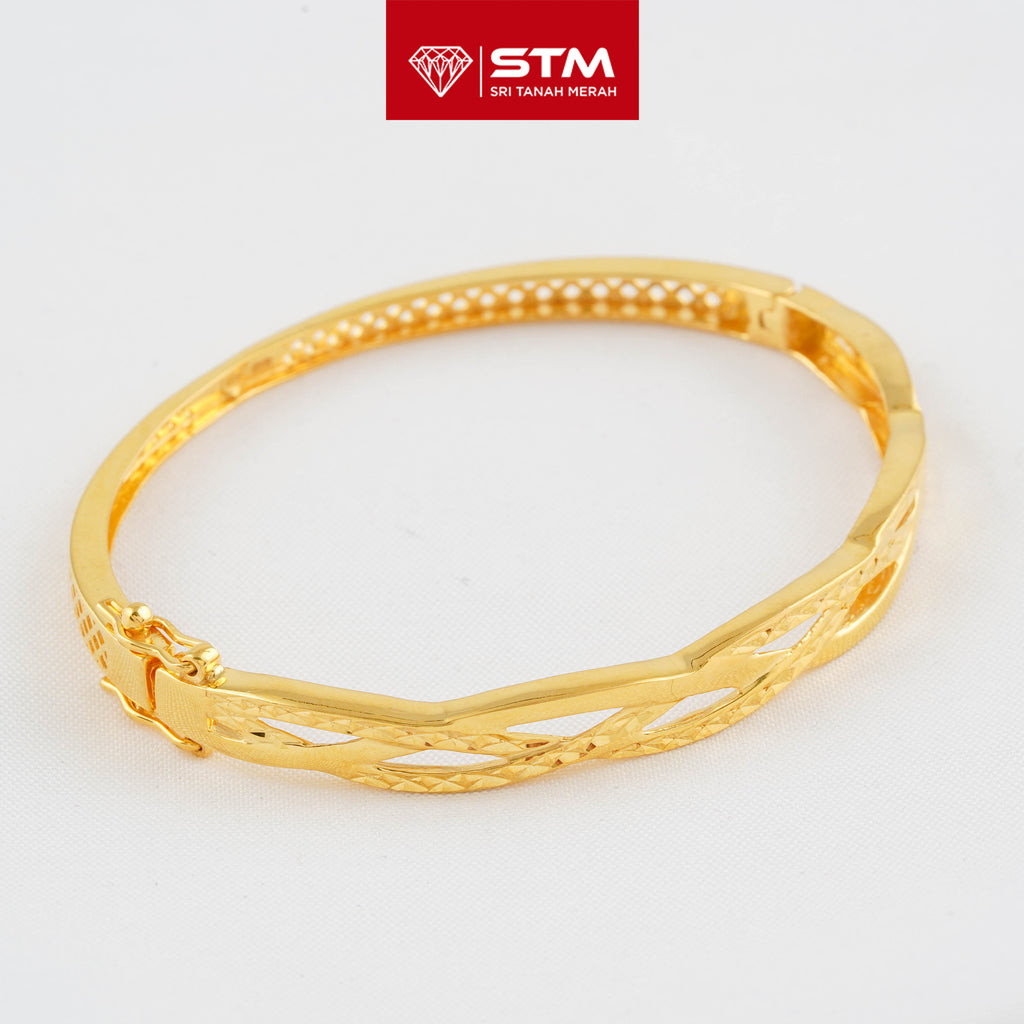 STM Exclusive Bangle 916 (22K Gold) | Shopee Malaysia