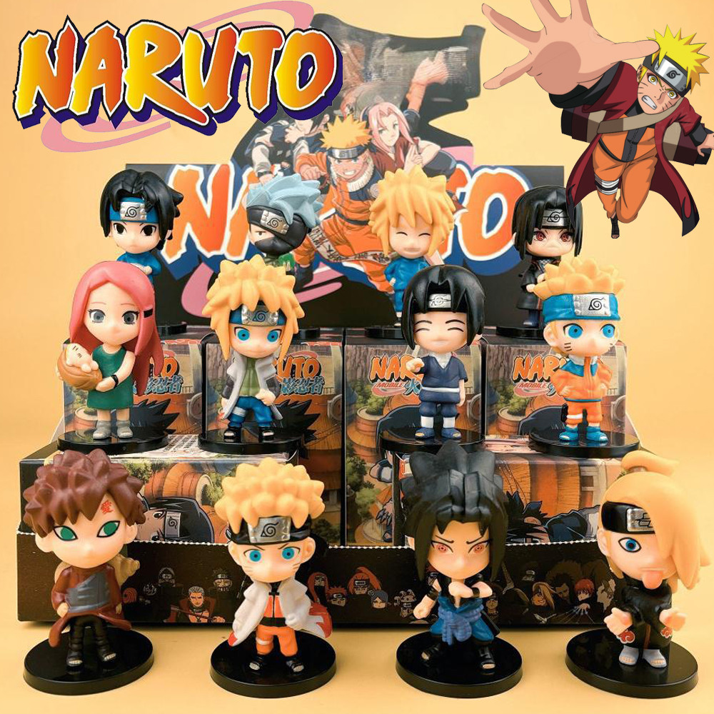 Naruto Anime Figurine Mystery Blind Box Sasuke, Kakashi, Itachi, Minato ...