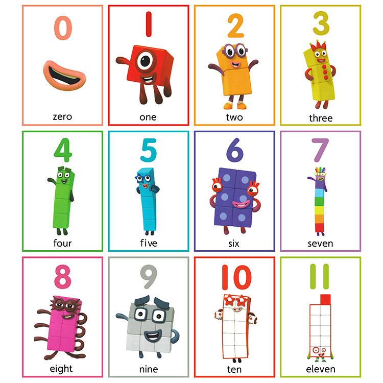 Numberblocks Numberblocks English Mathematics Enlightenment Card ...