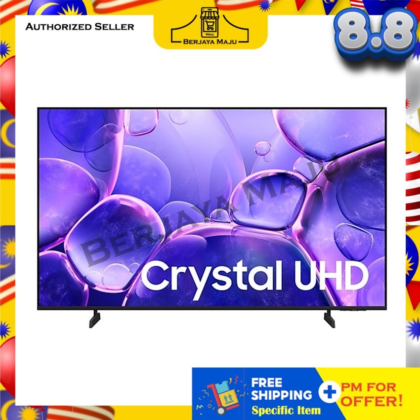 Samsung 65" Crystal UHD 4k Smart LED TV UA65U8000FKXXM | Shopee Malaysia