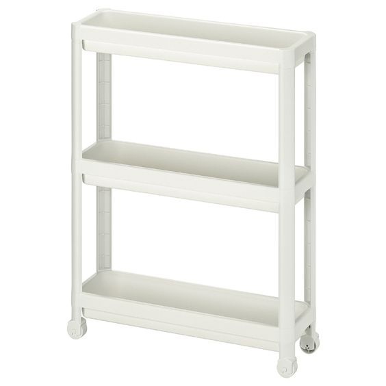 💥ORIGINAL 💥Ikea VESKEN Trolley, White (54x18x71cm) | Shopee Malaysia
