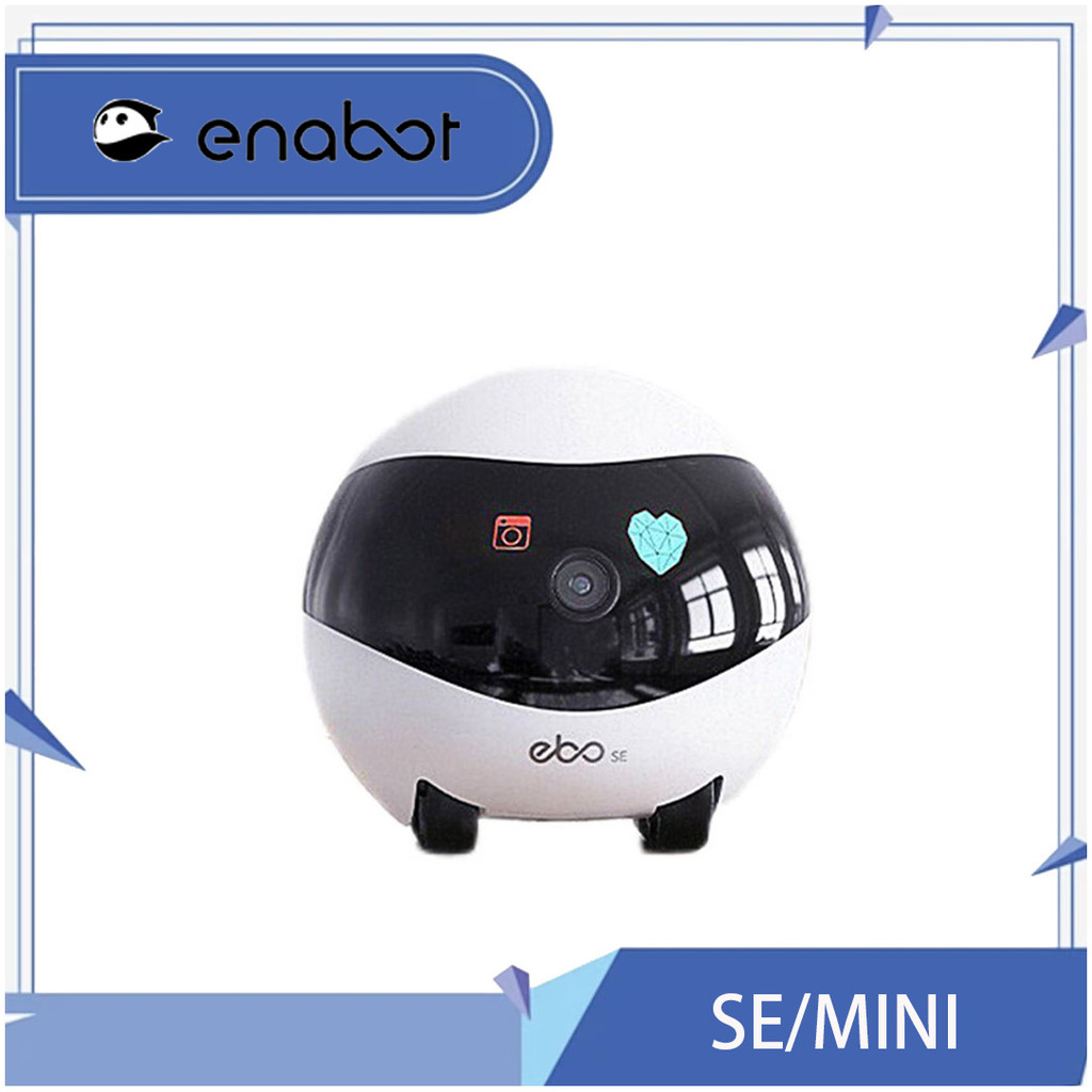 EBO SE / MINI Smart WIFI Companion Family Robot Monitor FHD With Audio ...