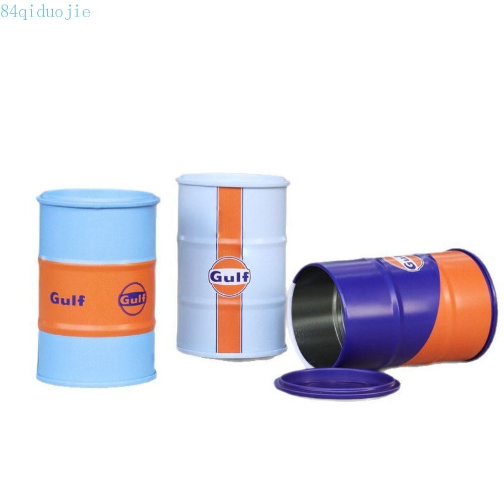 QIDUOJIE Iron Mini Oil Tanks Model, Simulated Retro Industrial Style ...