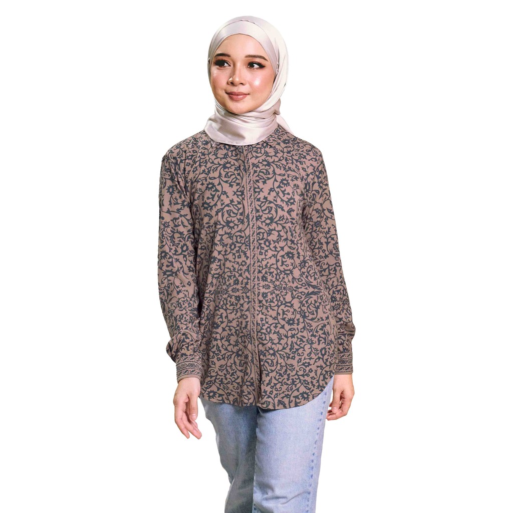 Saada Shirt - Nude By Zefiks | Shopee Malaysia
